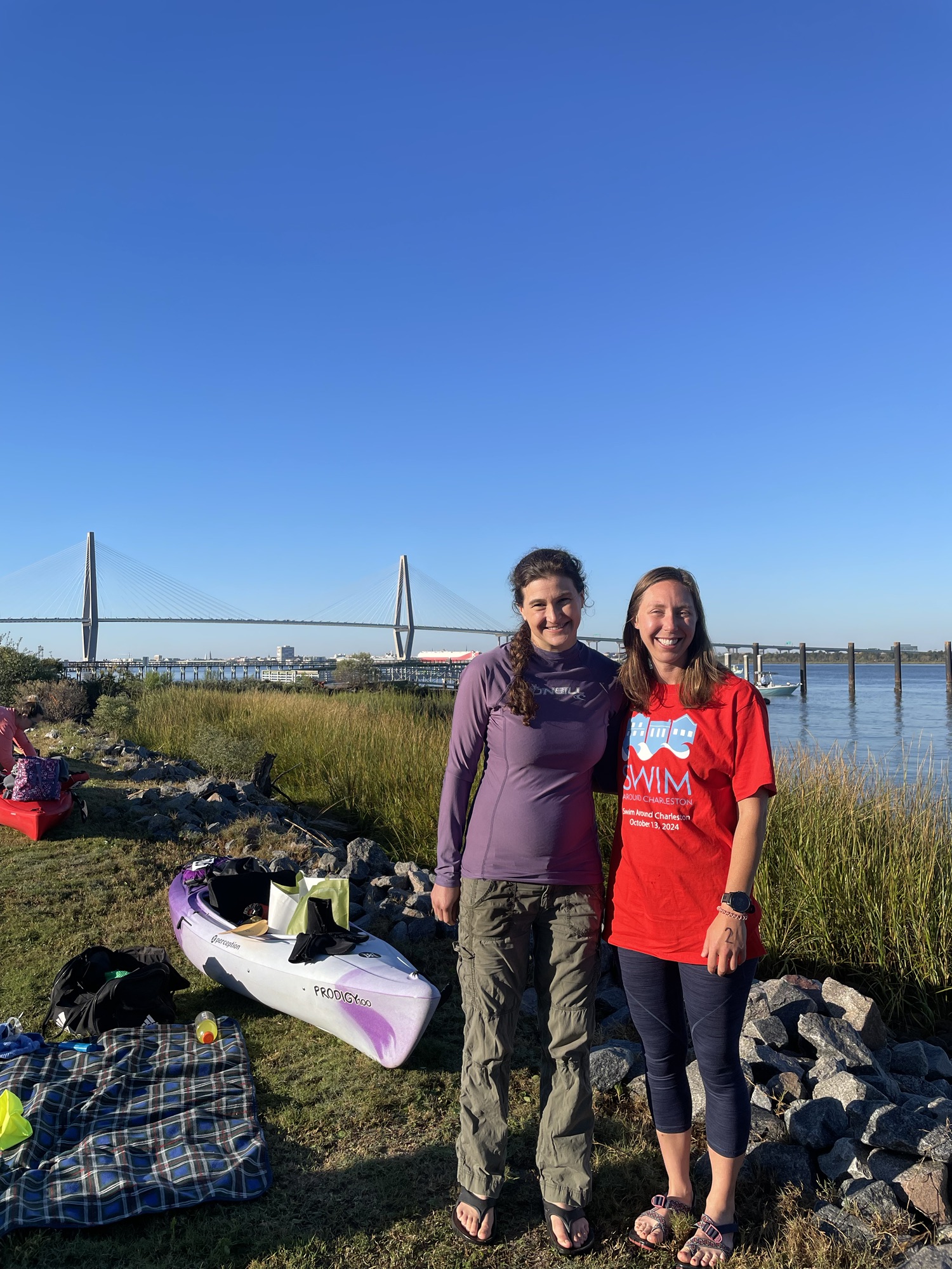 Congrats for Swim Around Charleston Finish! – Asheville Masters Swimming