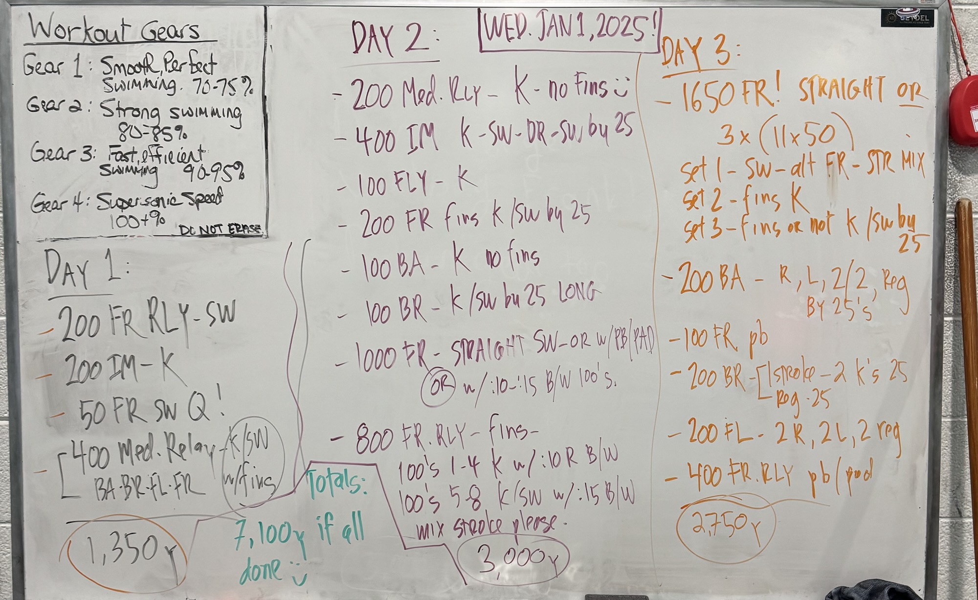 New Year’s Day extravaganza! – Asheville Masters Swimming